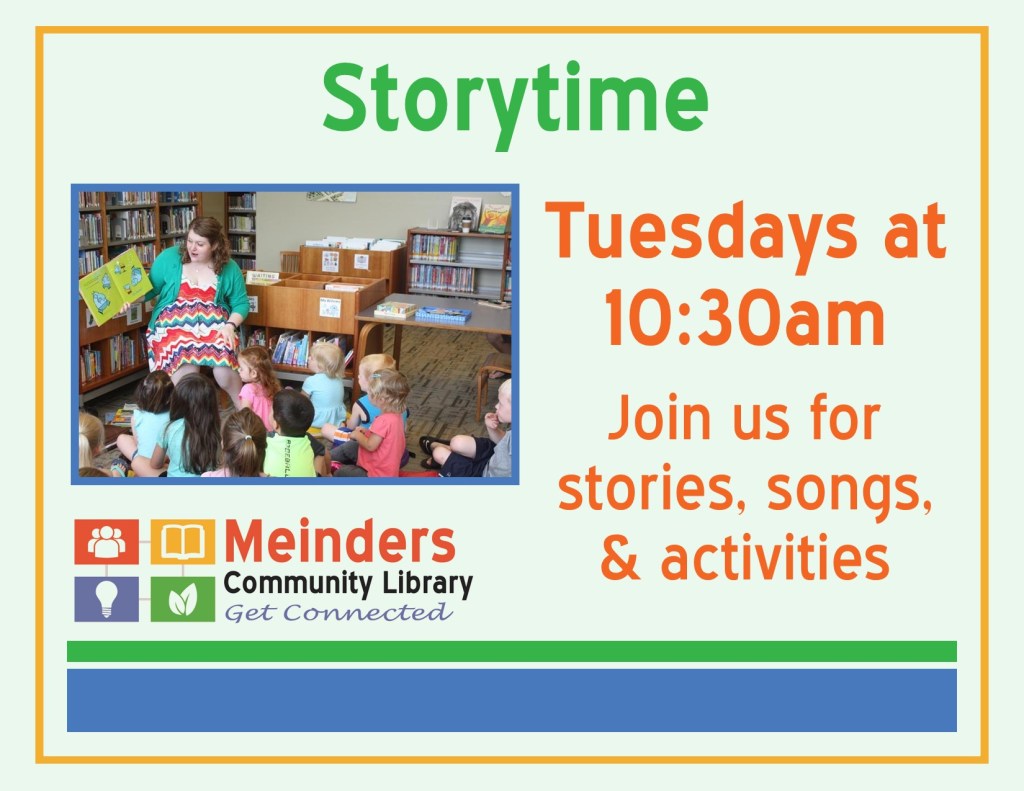 Storytime Returns! – Meinders Community Library