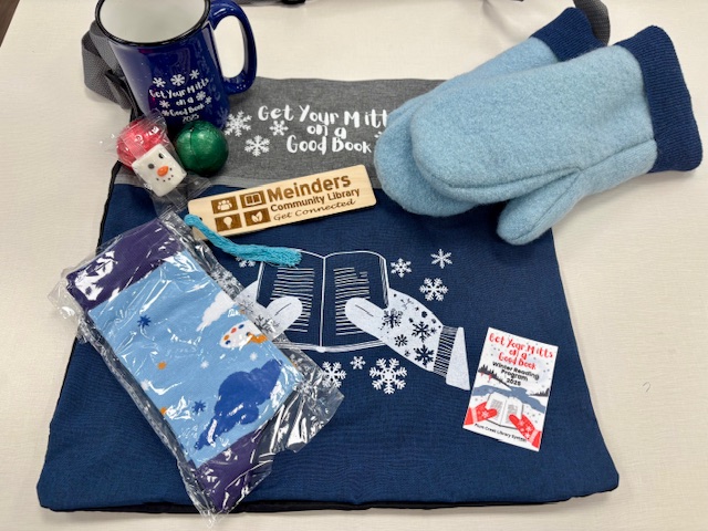 National Library Week: Winter Reading Swag Winner – Meinders Community ...